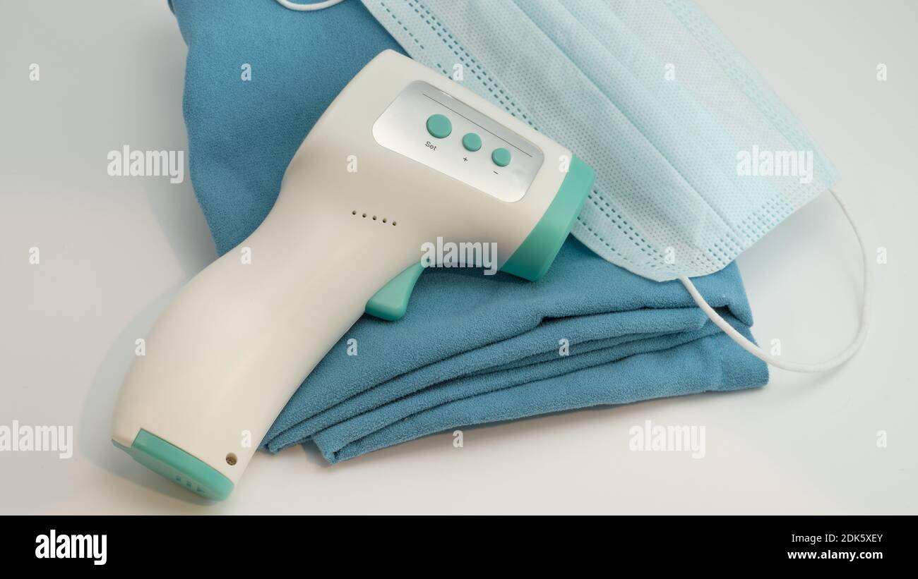 No-Contact Digital Laser Infrared Thermometer Stock Photo - Alamy