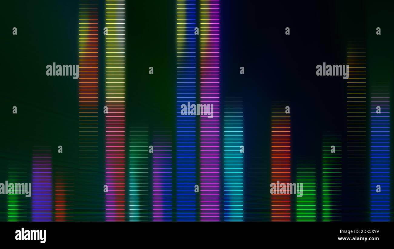 levels vu audio led level meter light Stock Photo - Alamy