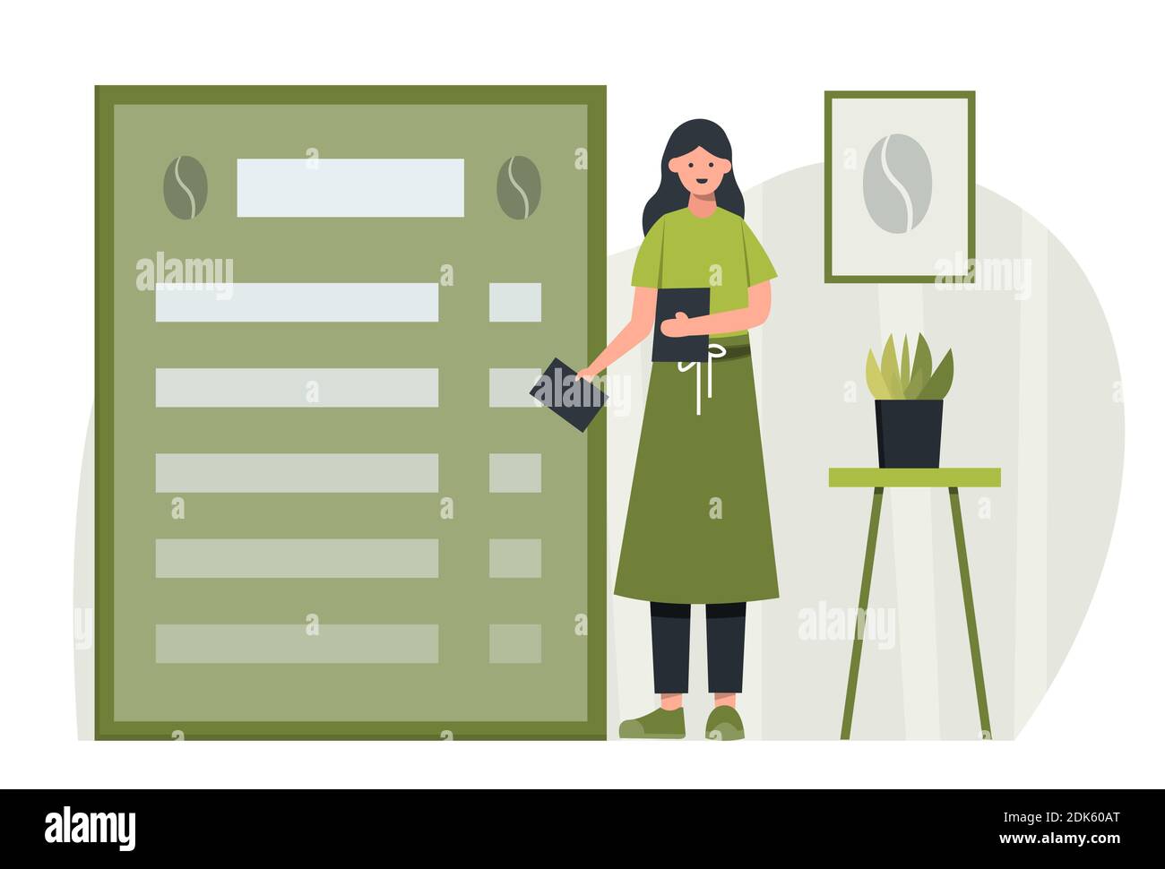 Coffee shop window menu Cut Out Stock Images & Pictures - Alamy