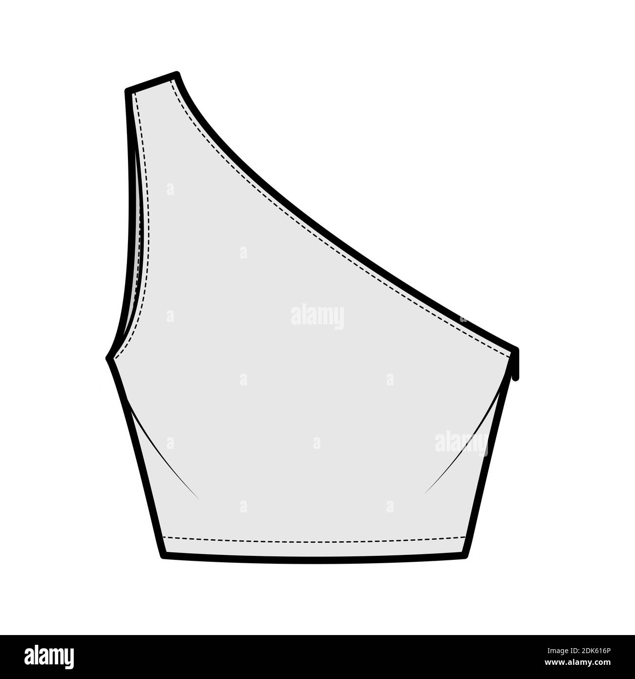 Crop top tank Stock Vector Images - Alamy