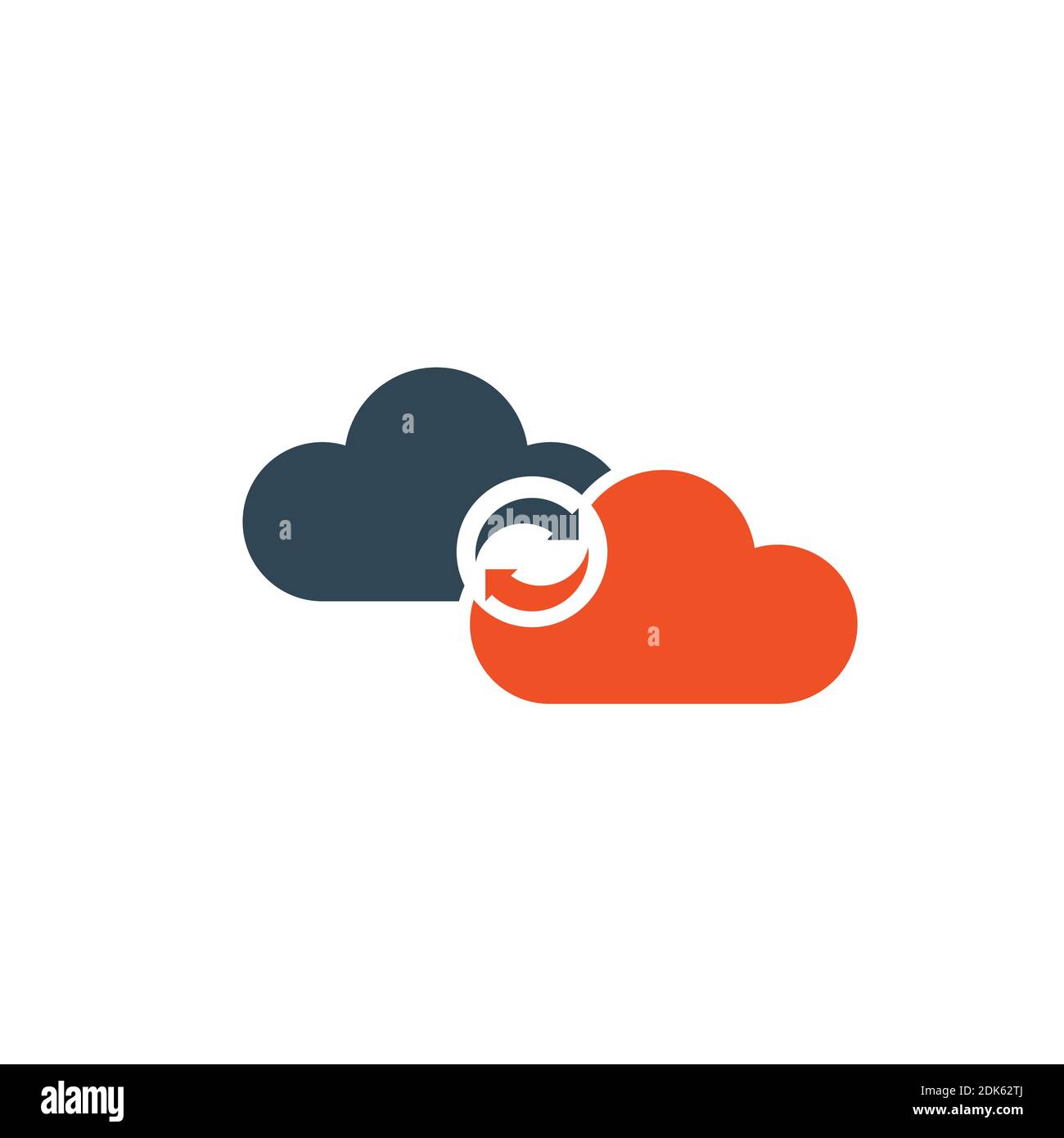 backup cloud storage. Sync Cloud. Dada transfer in between the clouds. Data migration. Stock ...