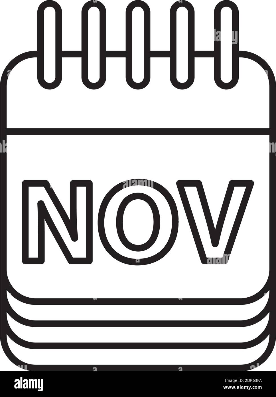 Calendar red circle november Black and White Stock Photos & Images - Alamy