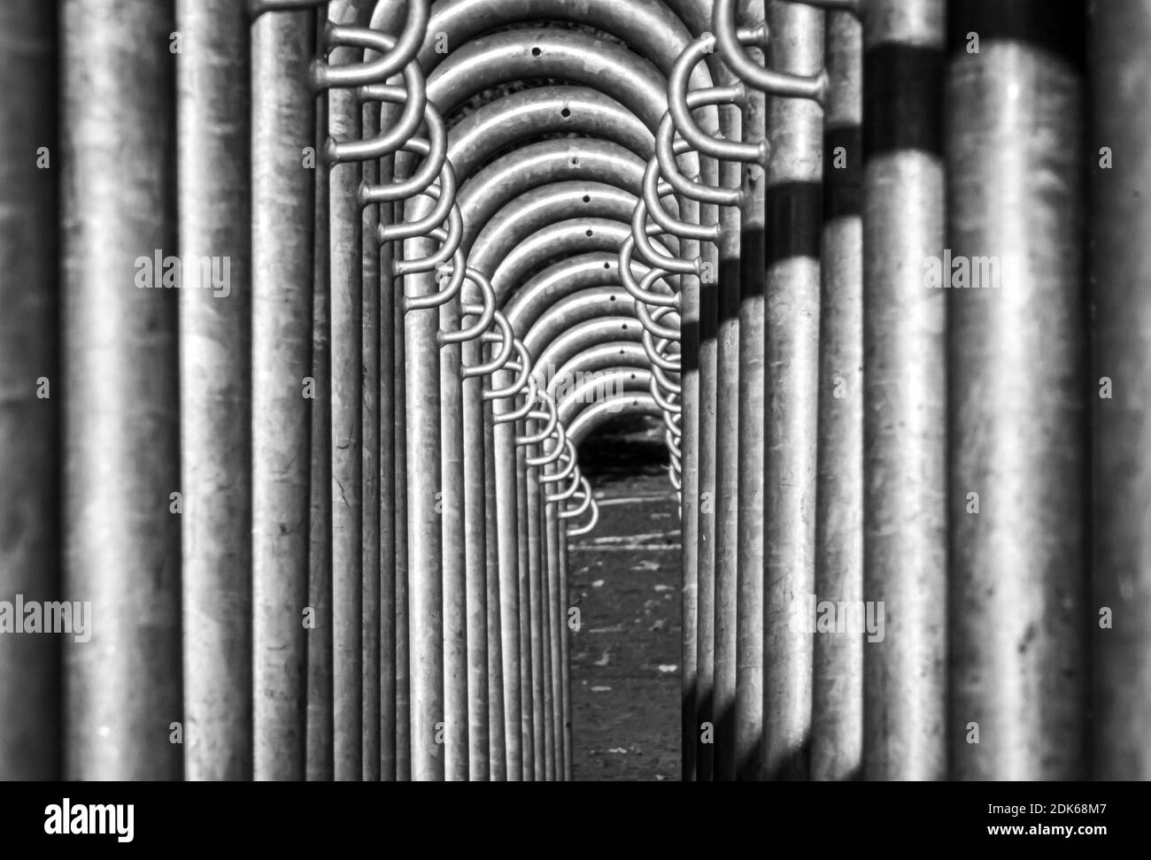 Steel pipes rack hi-res stock photography and images - Alamy