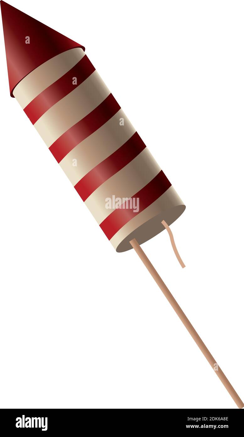 firework rocket celebration party icon vector illustration design Stock ...