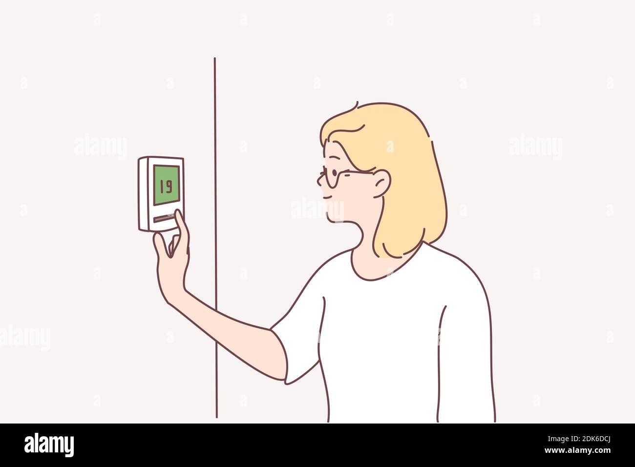 Turning up the heat Stock Vector Images - Alamy