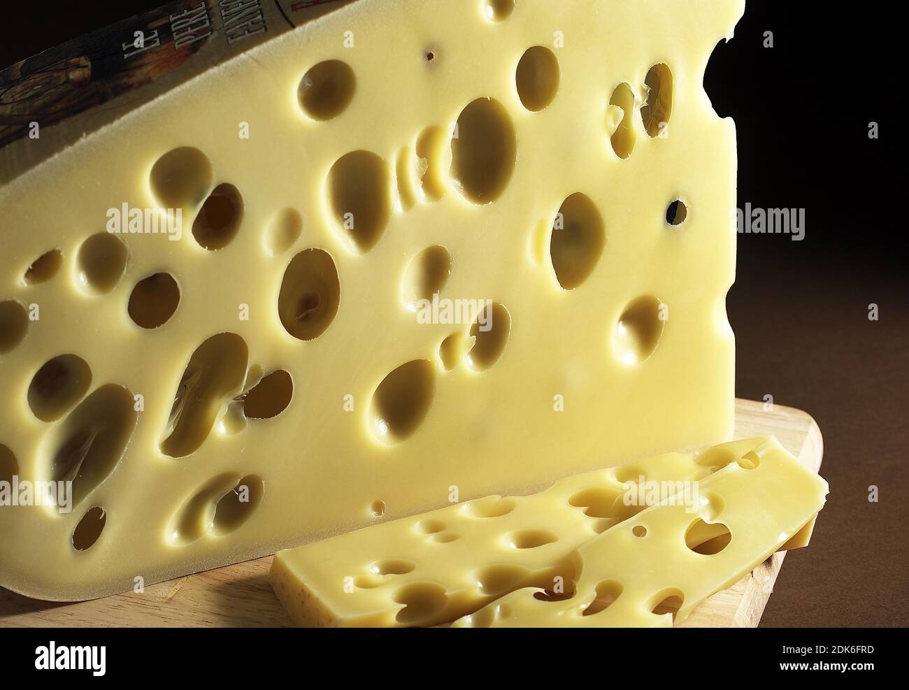 Emmental, French Cheese made from Cow's Milk Stock Photo - Alamy