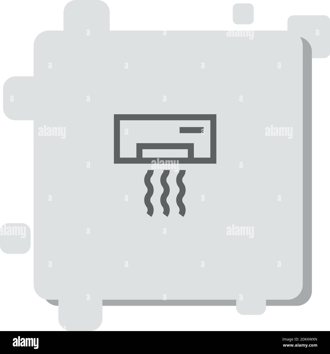 air conditioner vector icon modern simple vector illustration Stock ...