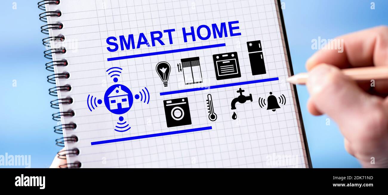 Smart home concept hand drawing hi-res stock photography and images - Alamy