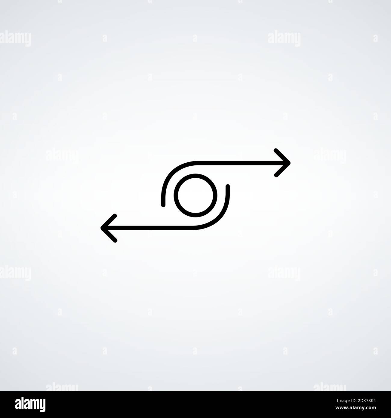 black direction arrows for transfer, sync, migration data. traffic ...