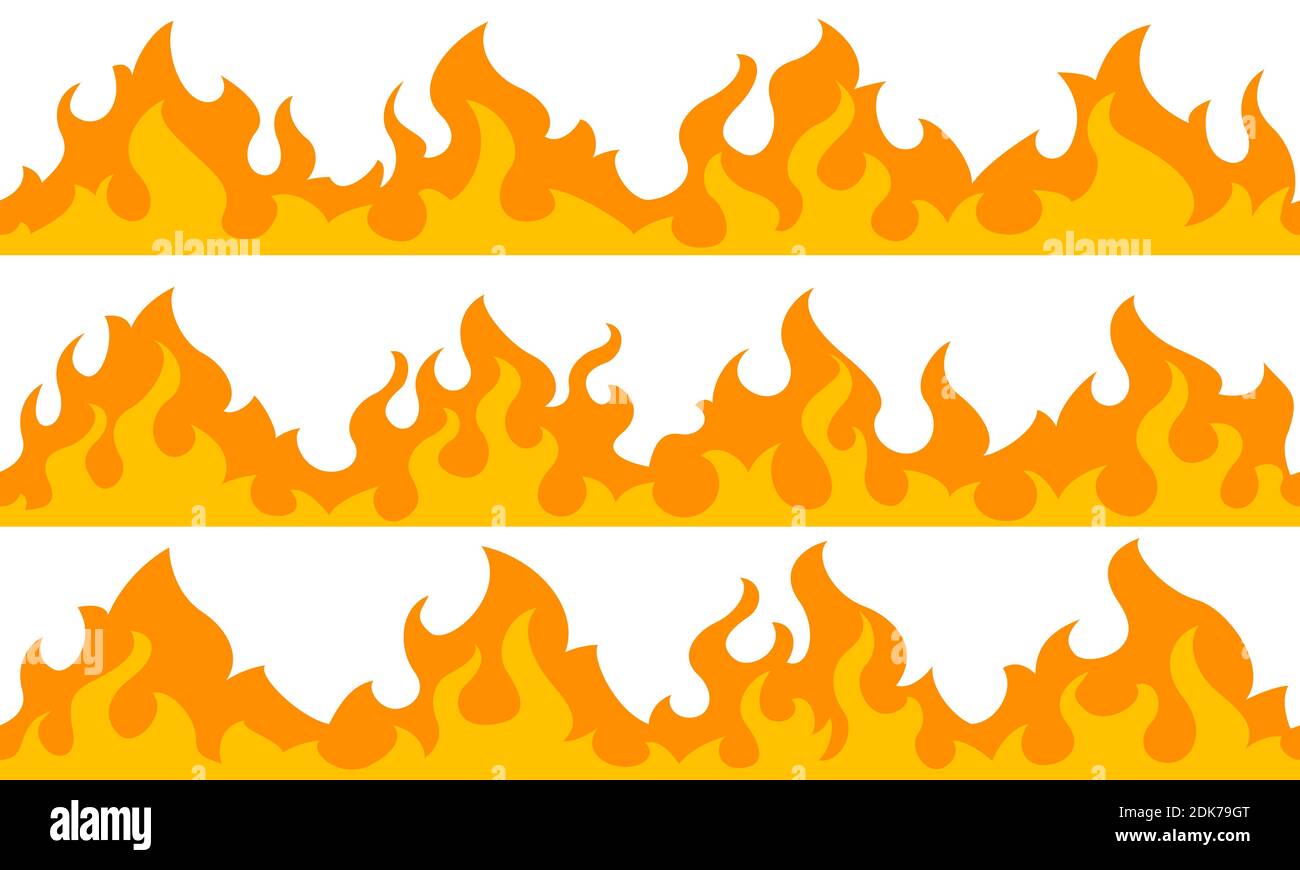 Fire flame frame borders Stock Vector Image & Art - Alamy