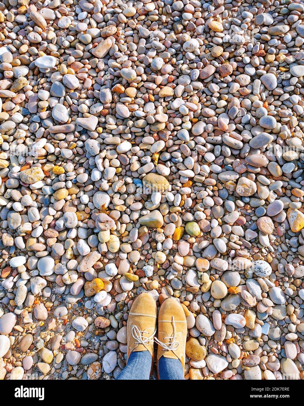 First person perspective on beach hi-res stock photography and images ...