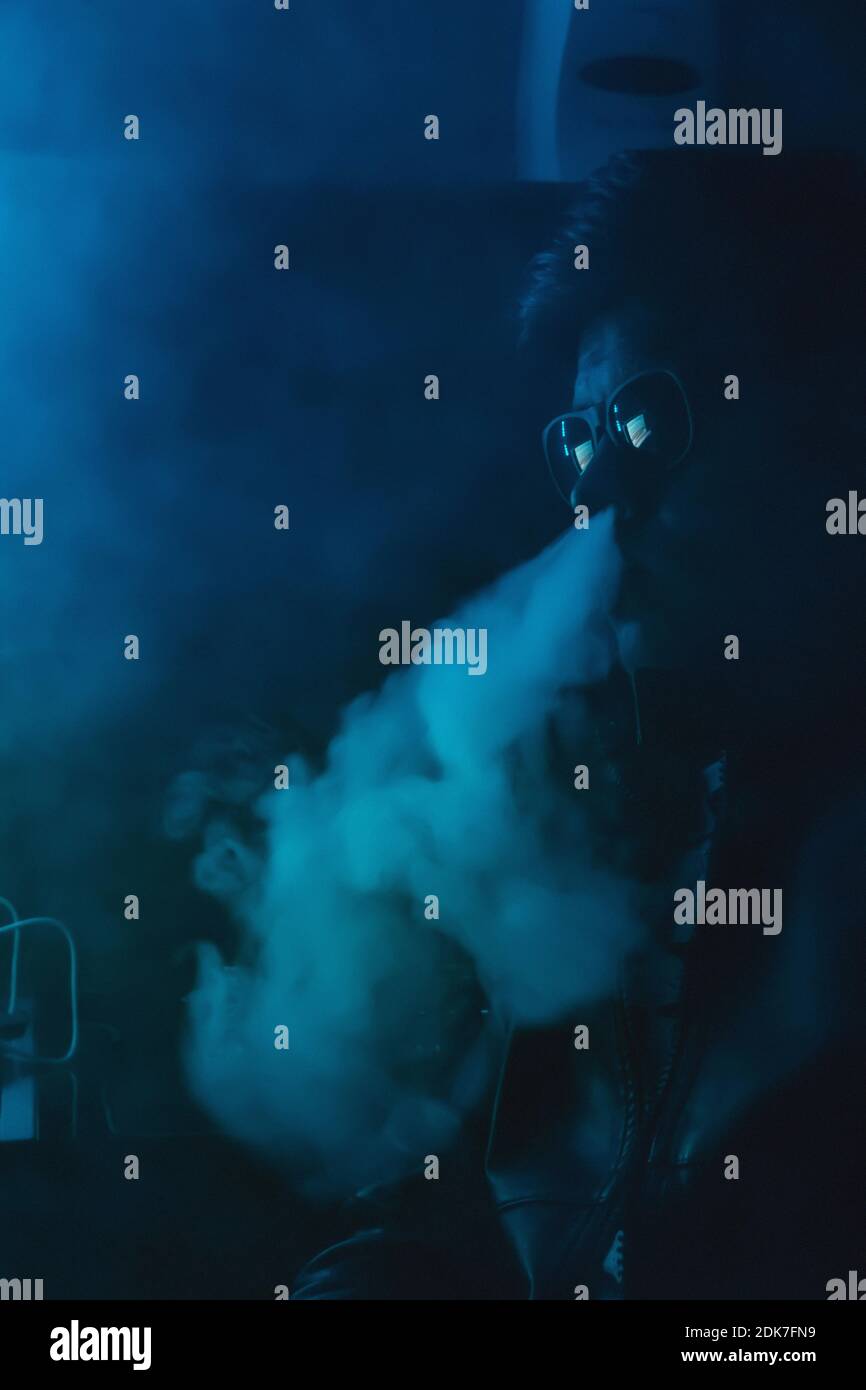 Smoke Through Nose High Resolution Stock Photography and Images - Alamy