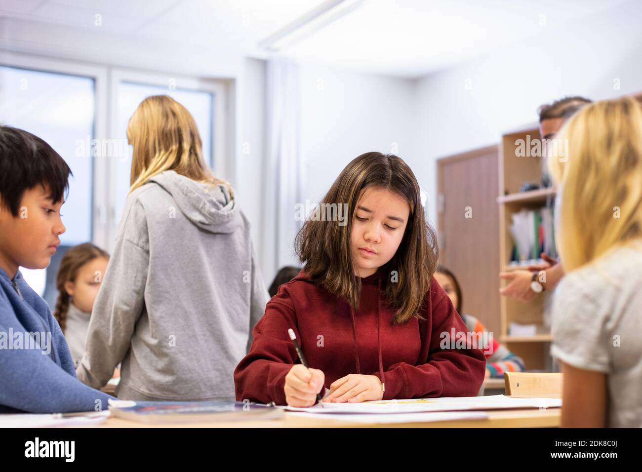 Children sitting in classroom Stock Photo - Alamy