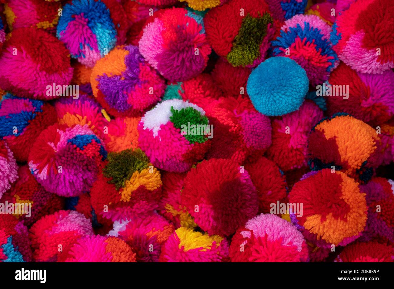 Pom poms wool hi-res stock photography and images - Alamy