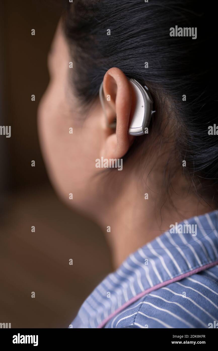 Hearing aid close up hi-res stock photography and images - Alamy