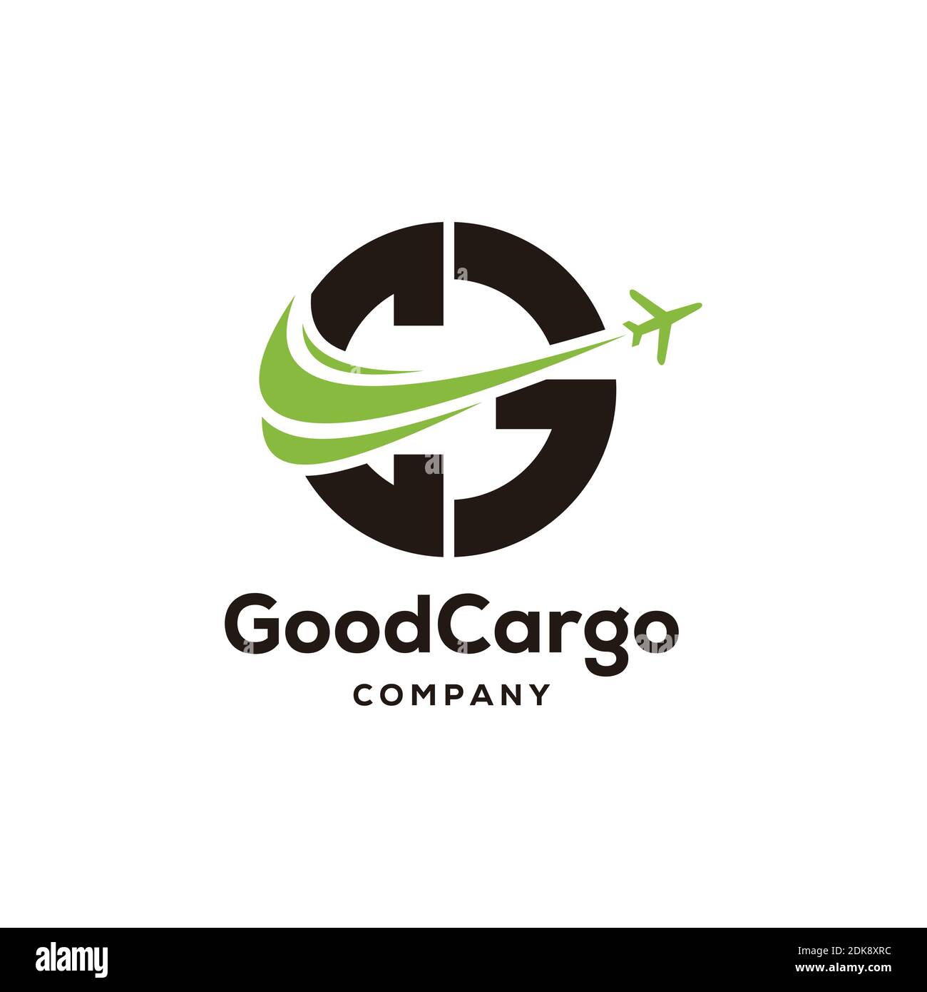 illustration of a good cargo symbol with a GC letter Stock Vector Image ...