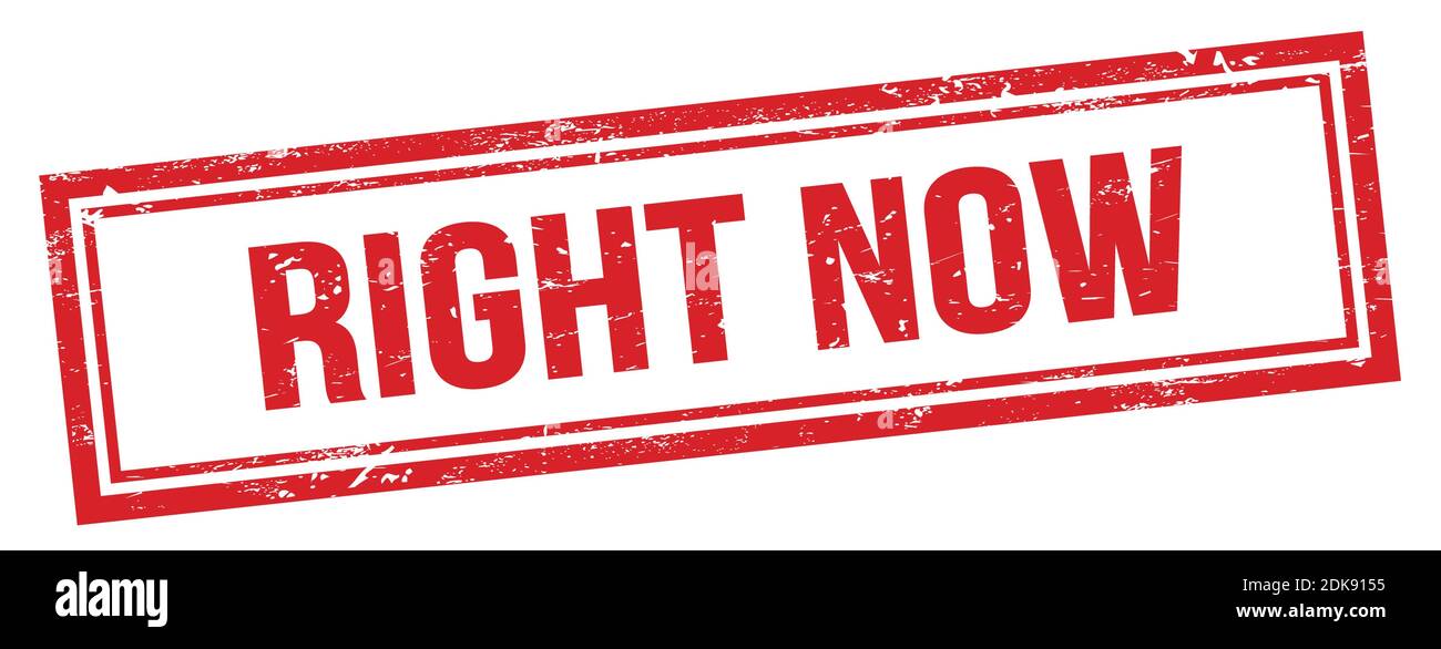 Right now rubber stamp hi-res stock photography and images - Alamy
