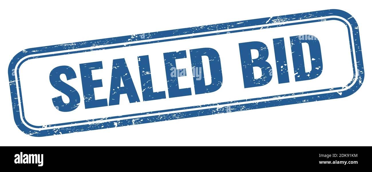 Sealed bid stamp hi-res stock photography and images - Alamy