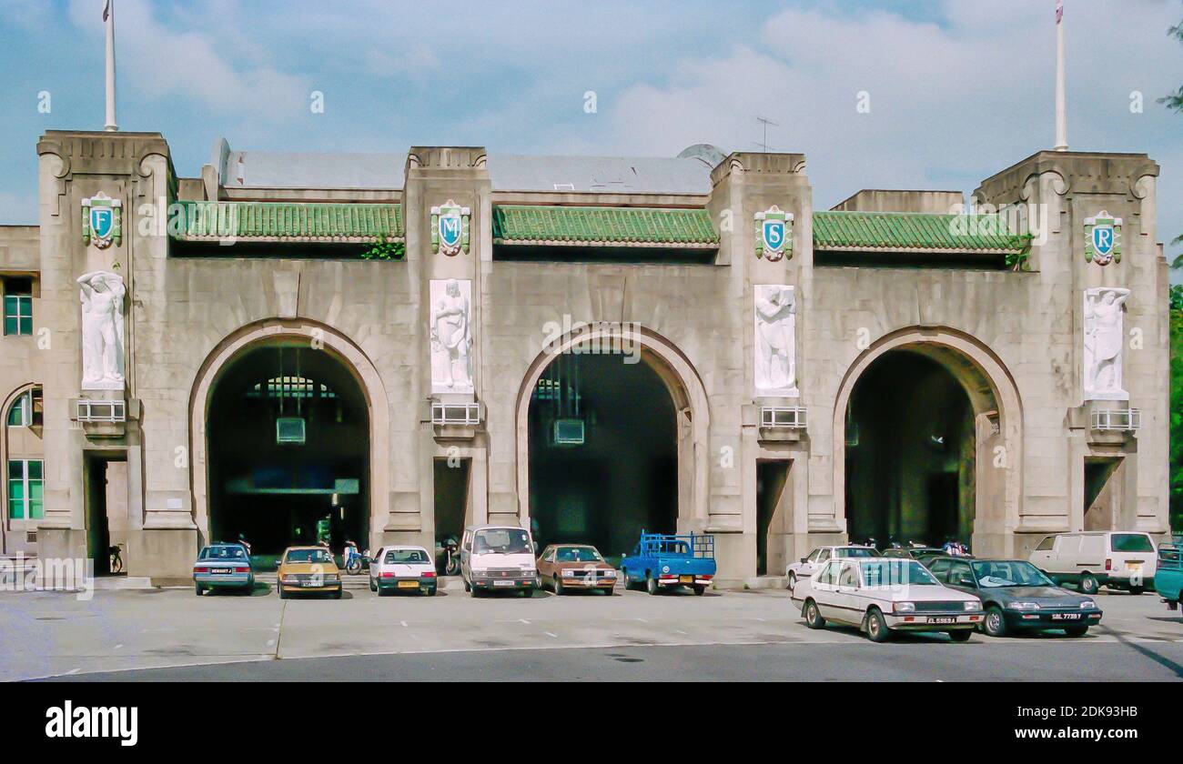 Malayan Railways' 1920s Keppel Road (Tanjong Pagar) station in ...