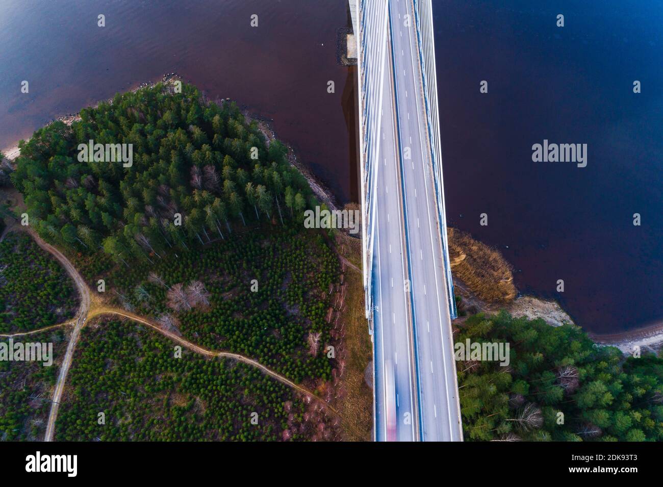 Aerial view of Uddevalla Bridge, Bohuslan, Sweden Stock Photo - Alamy