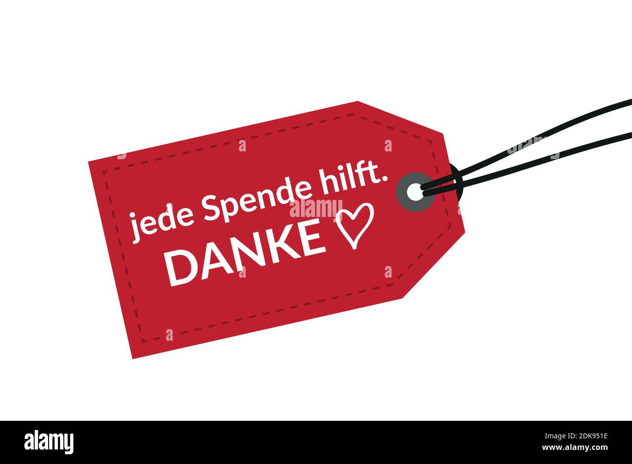 white promotion label tag appeal for donations on white background ...