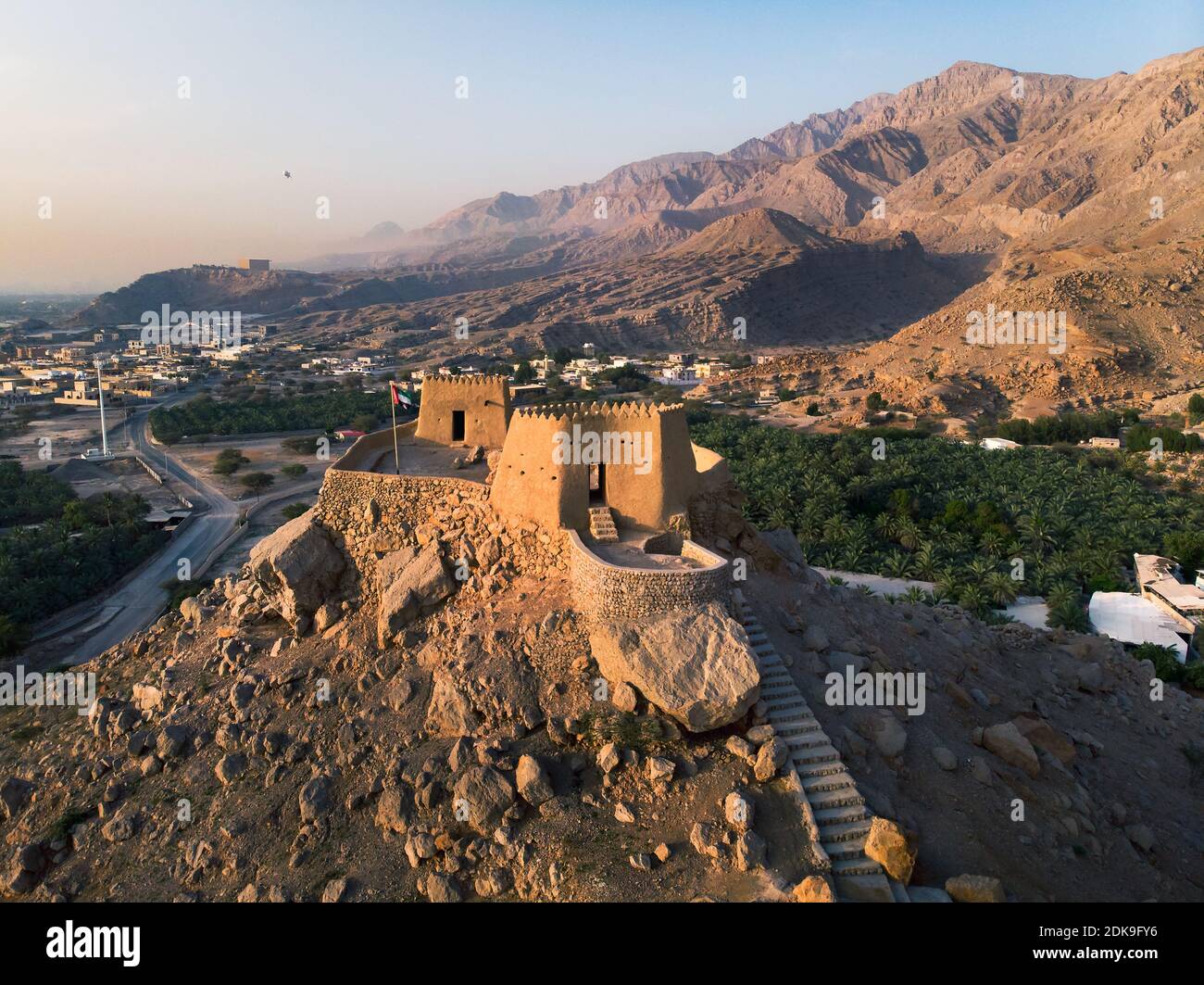 Dhayah Fort rock fortress in Ras al Khaimah emirate of the United Arab ...