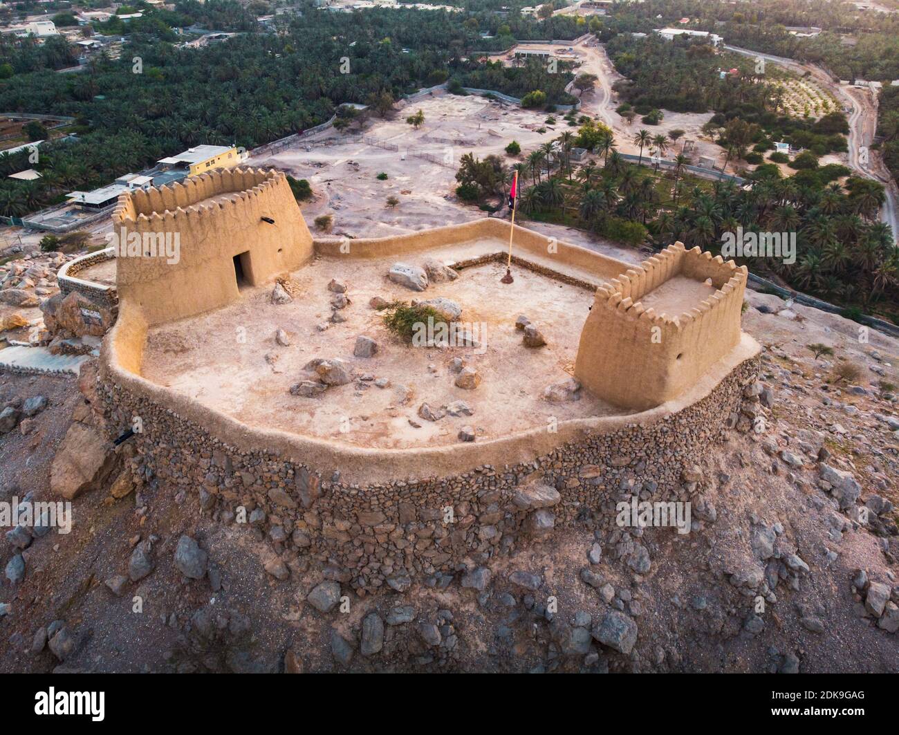 Aerial view of uae flag hi-res stock photography and images - Alamy