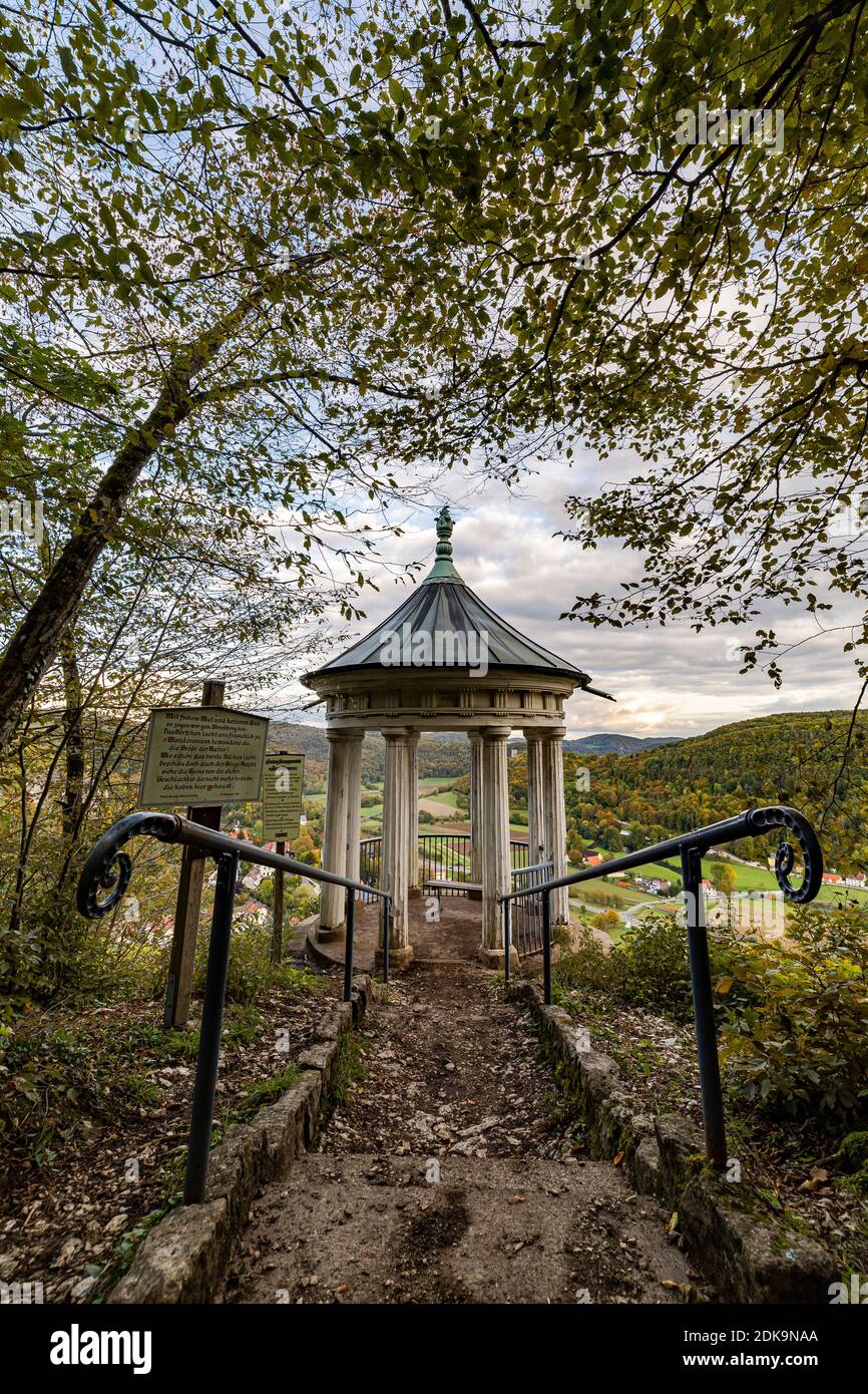Entrance to the Prinz Rupprecht Pavilion, Streitberg, Upper Franconia ...