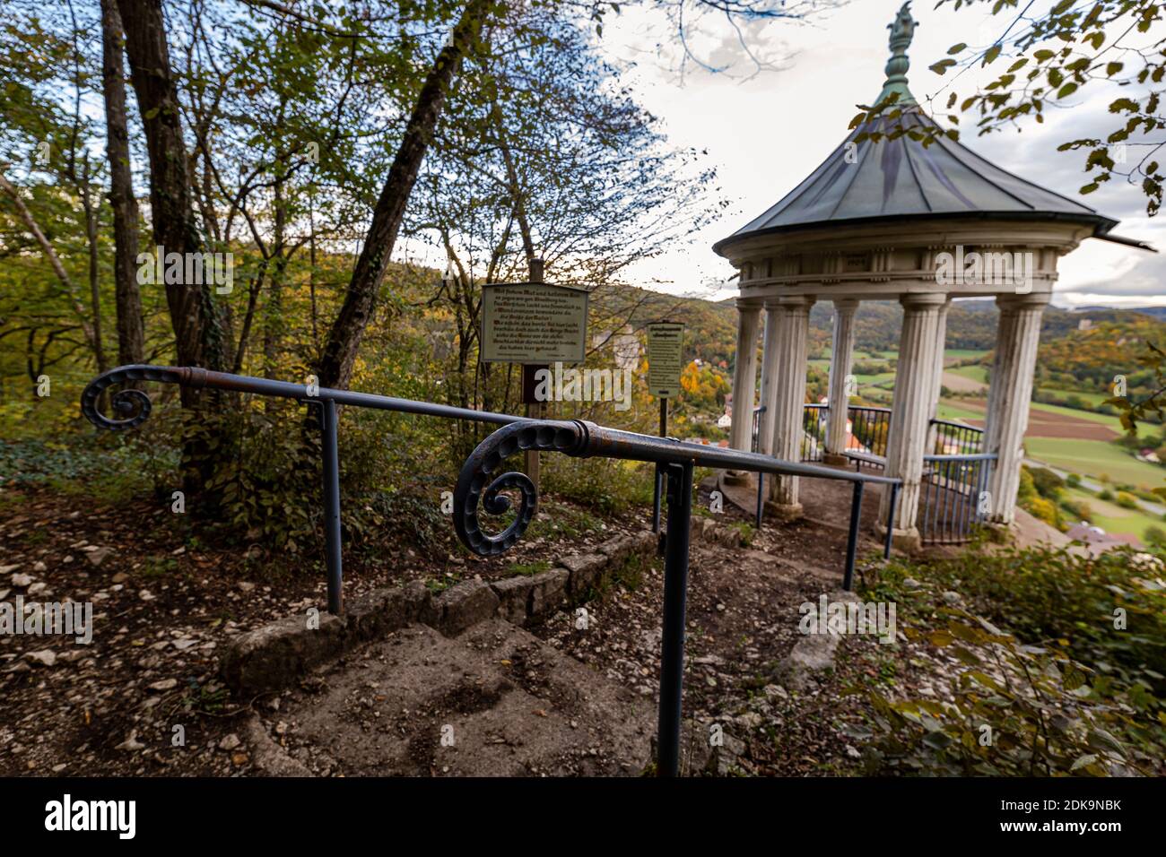 Entrance to the Prinz Rupprecht Pavilion, Streitberg, Upper Franconia ...