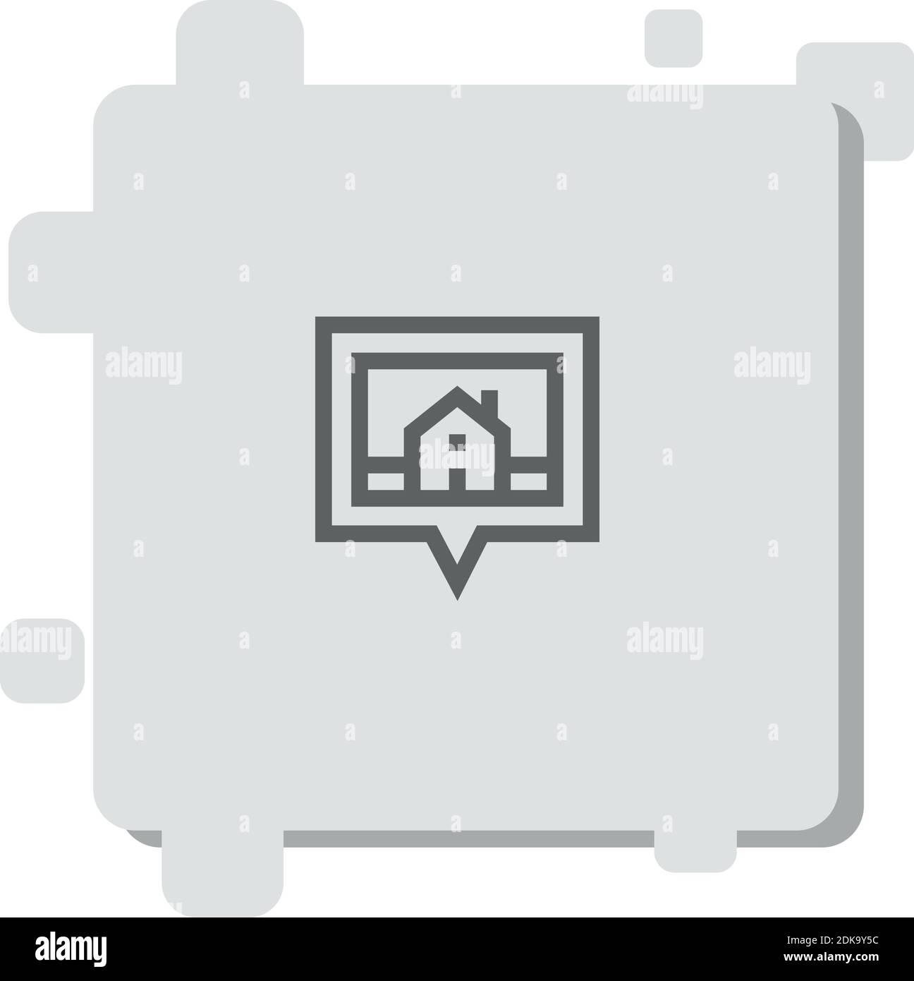 home vector icon modern simple vector illustration Stock Vector Image ...