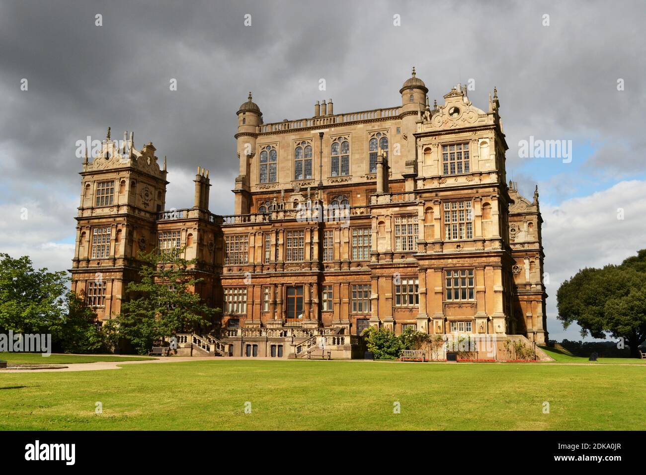 Wollaton Hall, an Elizabethan country house in Wollaton Park ...