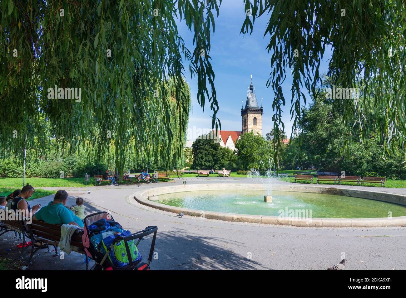 Prague Charles Square New Town Hall High Resolution Stock Photography ...