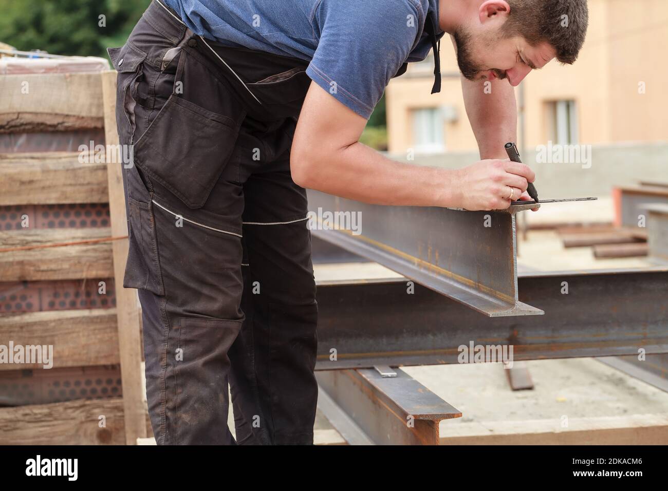 Construction Site Marking High Resolution Stock Photography and Images ...