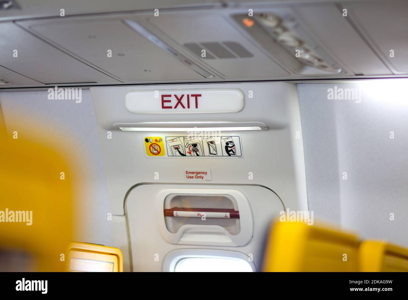 Airplane Emergency Exit High Resolution Stock Photography and Images ...