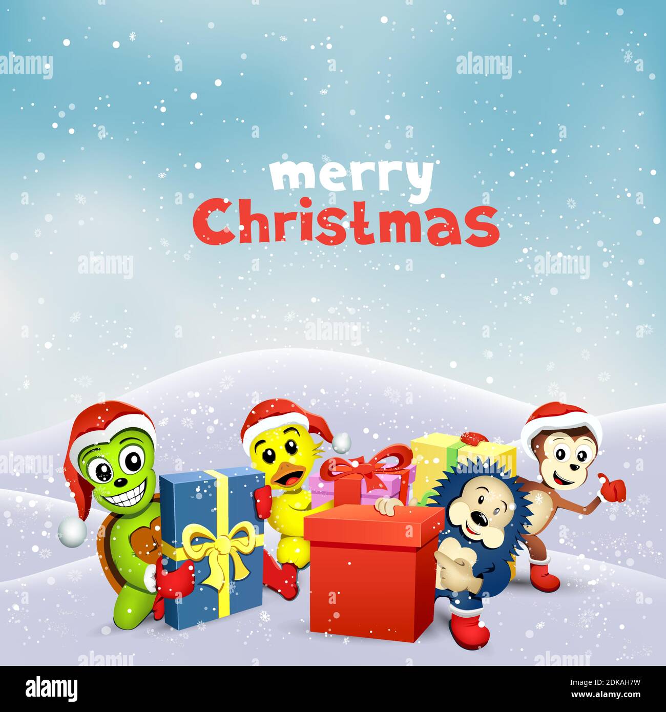 Christmas background gifts text Stock Vector Images - Alamy