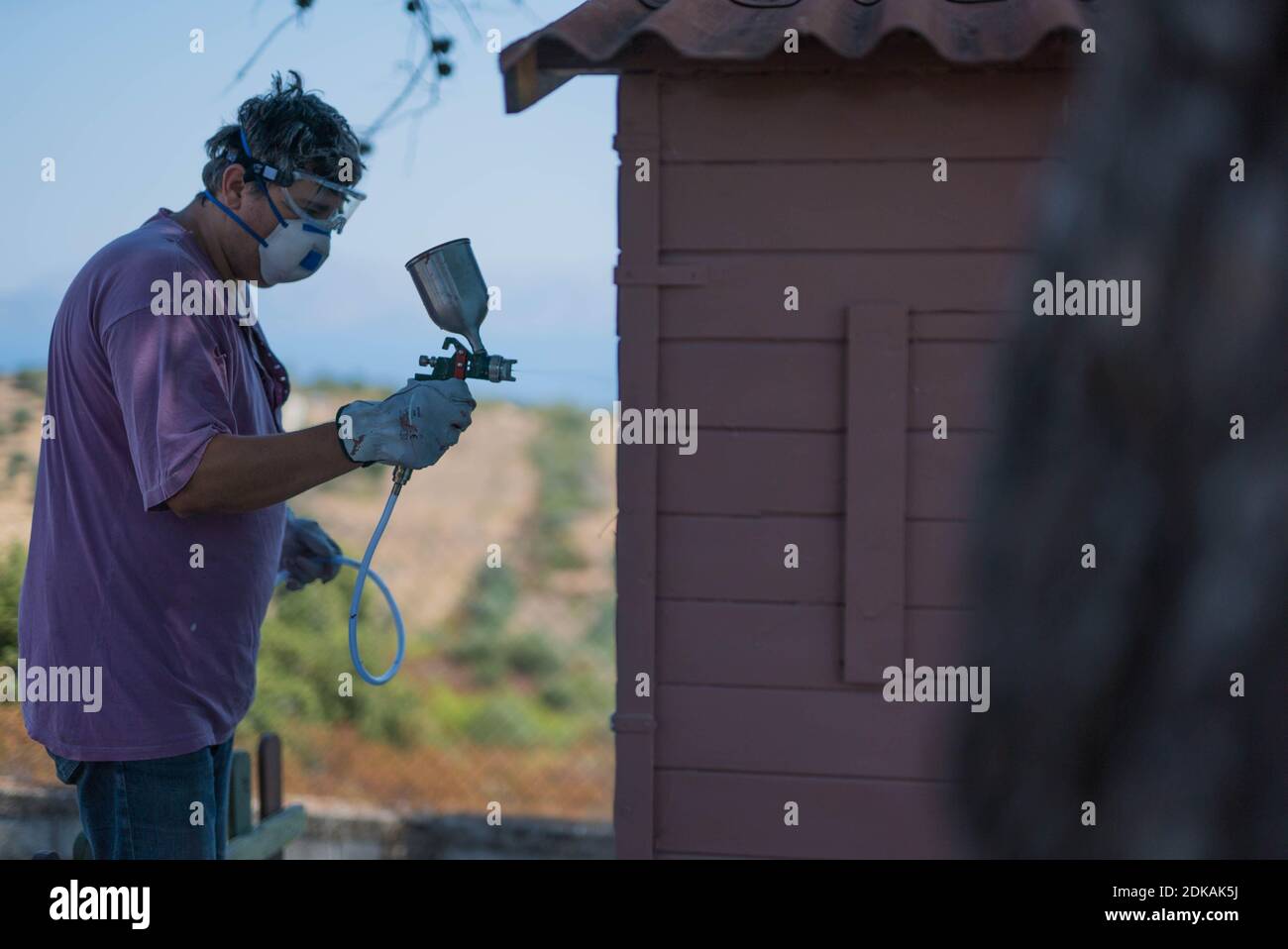 Spraying cabin hi-res stock photography and images - Alamy