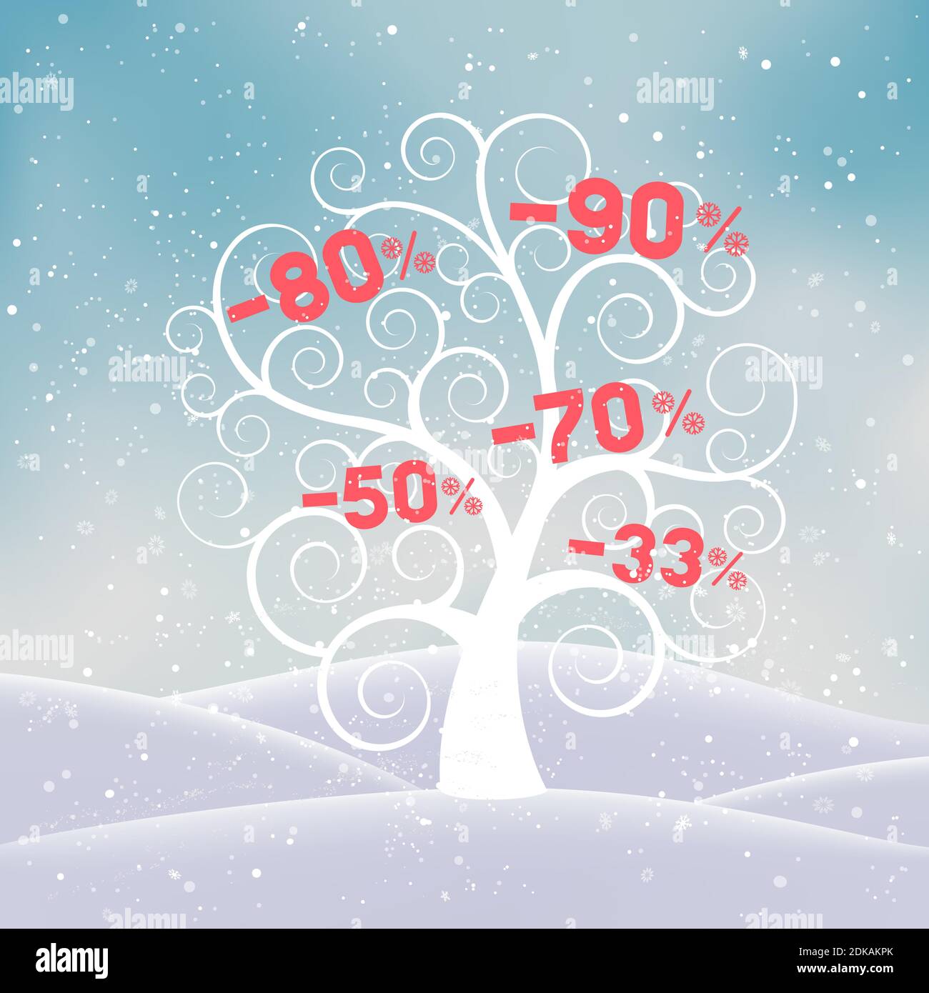 Discounts christmas Stock Vector Images - Alamy
