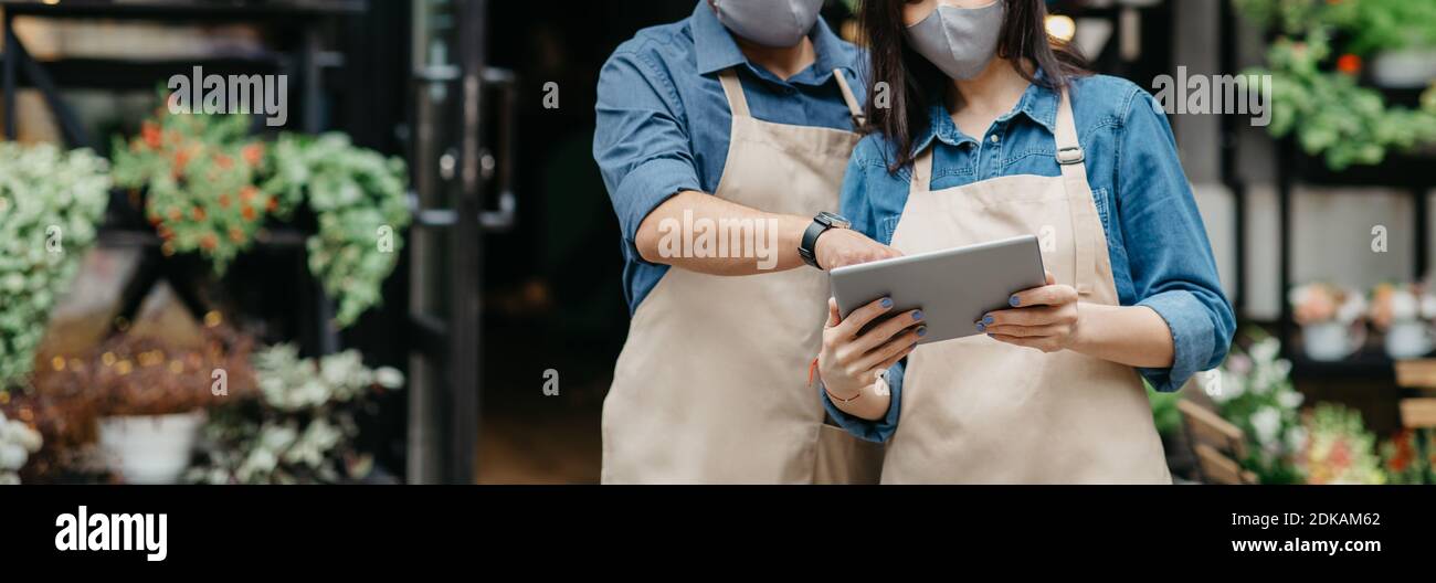 Work during new normal and social distance Stock Photo - Alamy