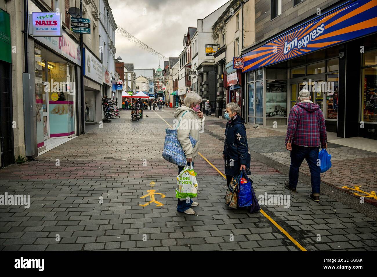 Merthyr tydfil high street hi-res stock photography and images - Alamy