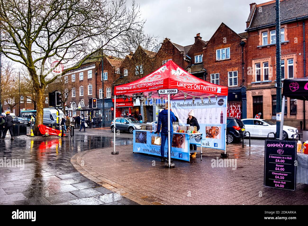Vodka market stall st albans hi-res stock photography and images - Alamy