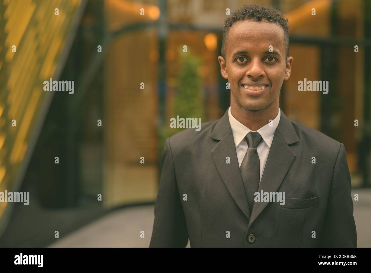 Young African businessman exploring the city of Bangkok, Thailand Stock ...