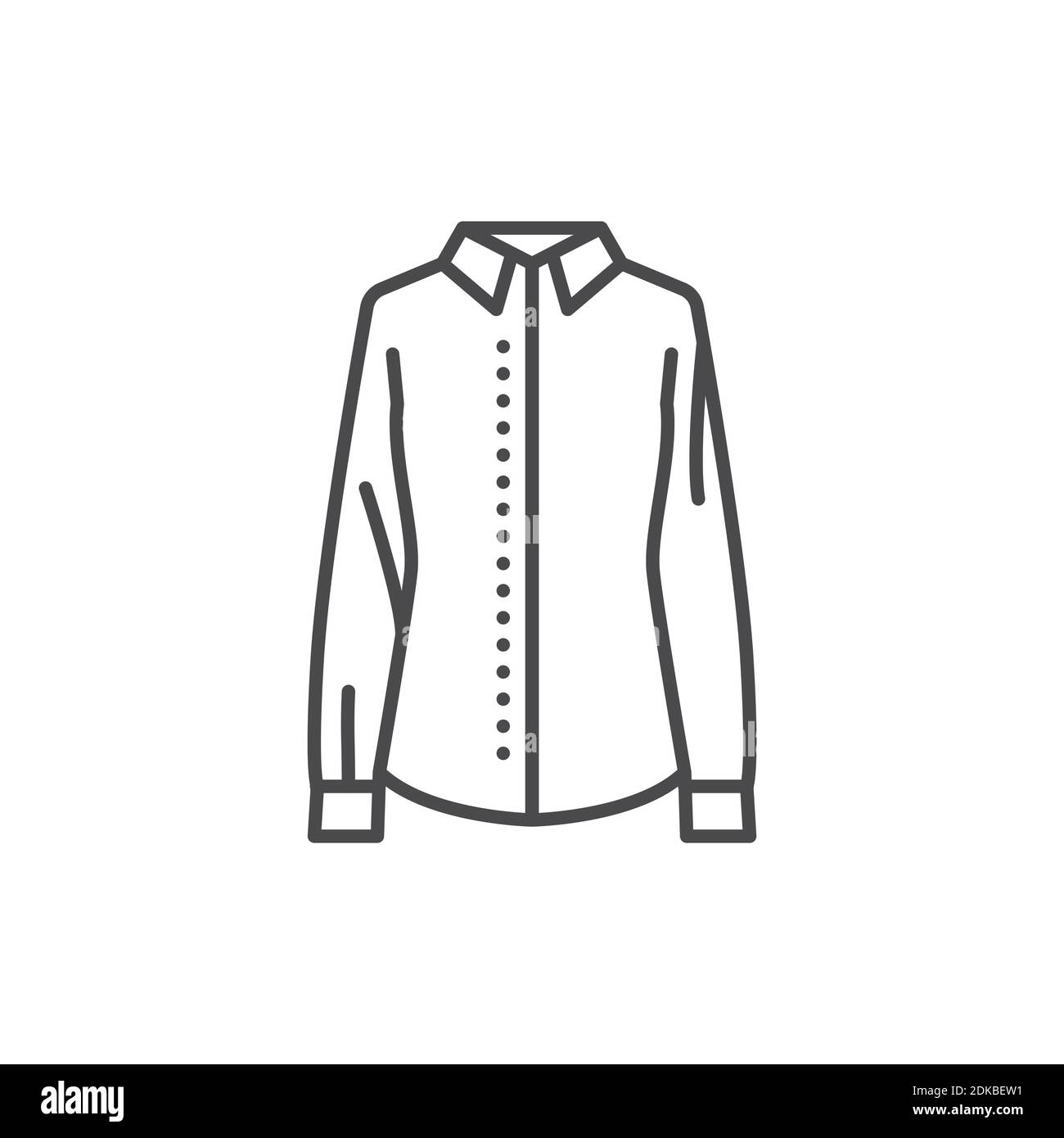 Shirt color line icon. Pictogram for web page, mobile app, promo Stock ...