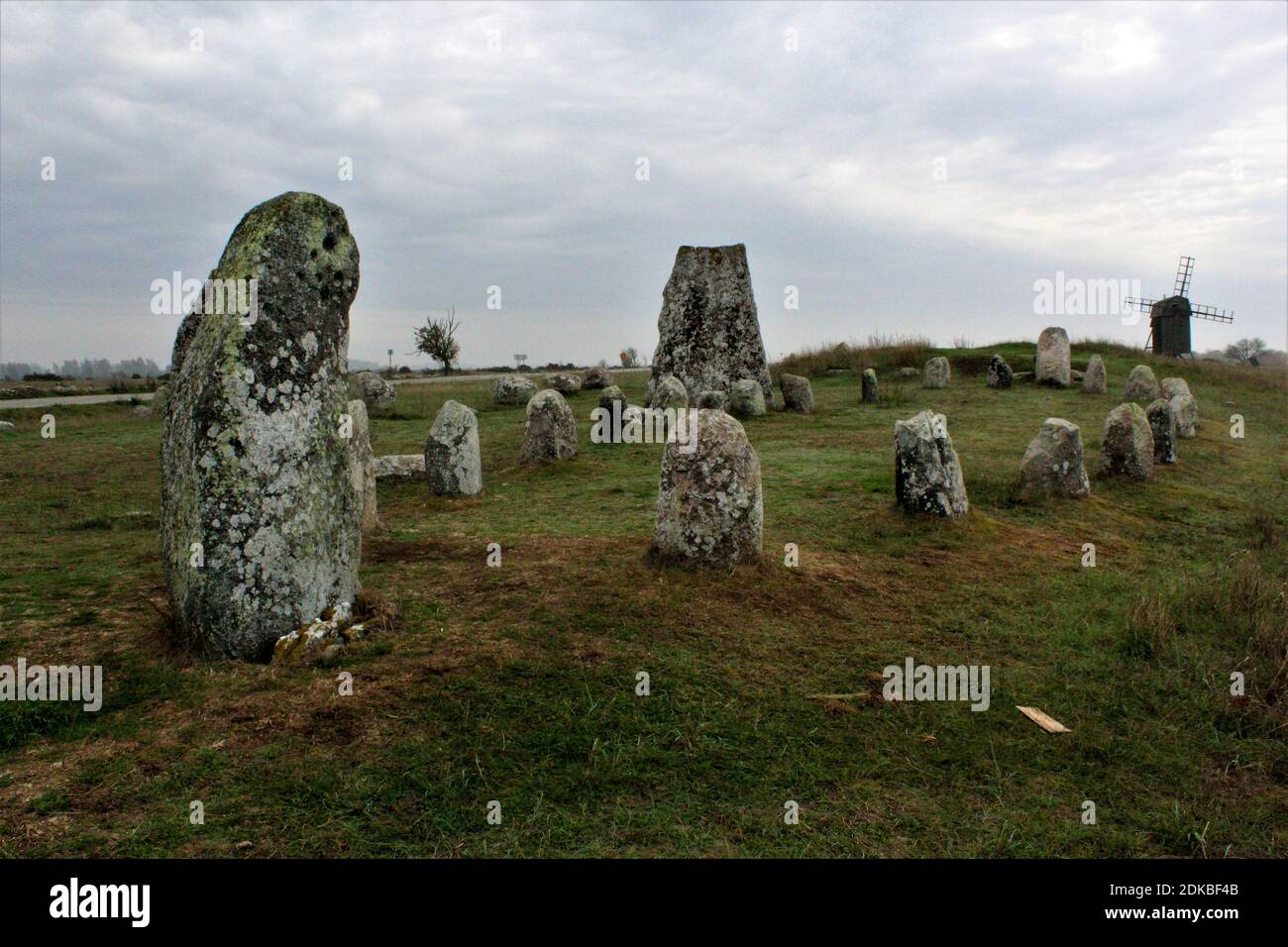 A Stone Viking Ship Stock Photo - Alamy