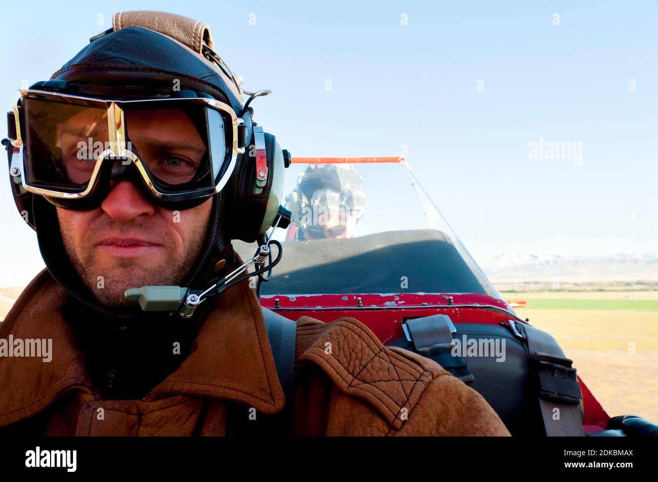 Man biplane hi-res stock photography and images - Alamy