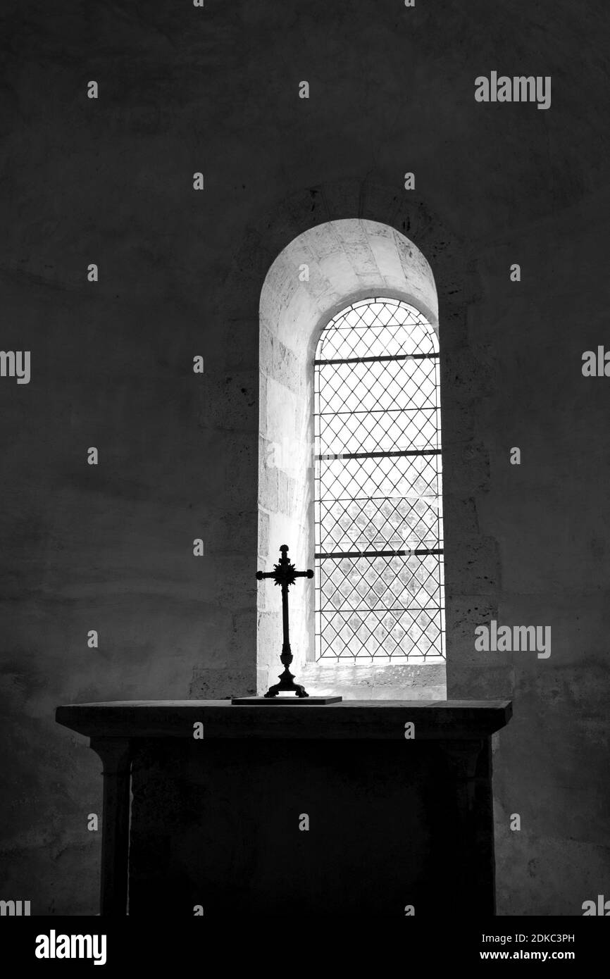 Photo beautiful ancient church Black and White Stock Photos & Images ...