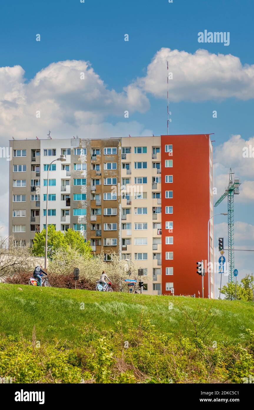 Socialist Building in Warsaw Stock Photo - Alamy
