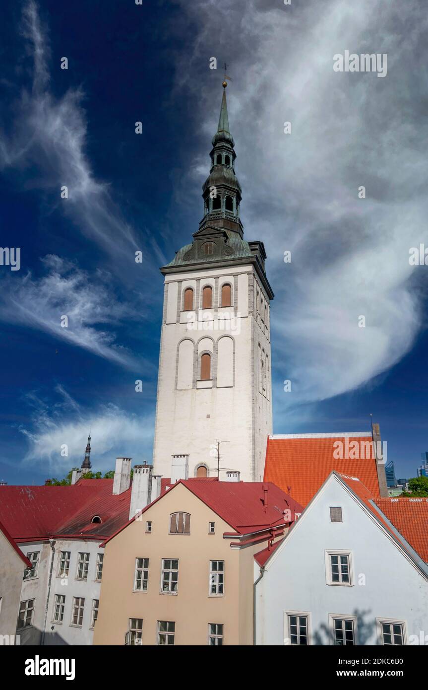 View of the Capital Of Estonia Stock Photo - Alamy