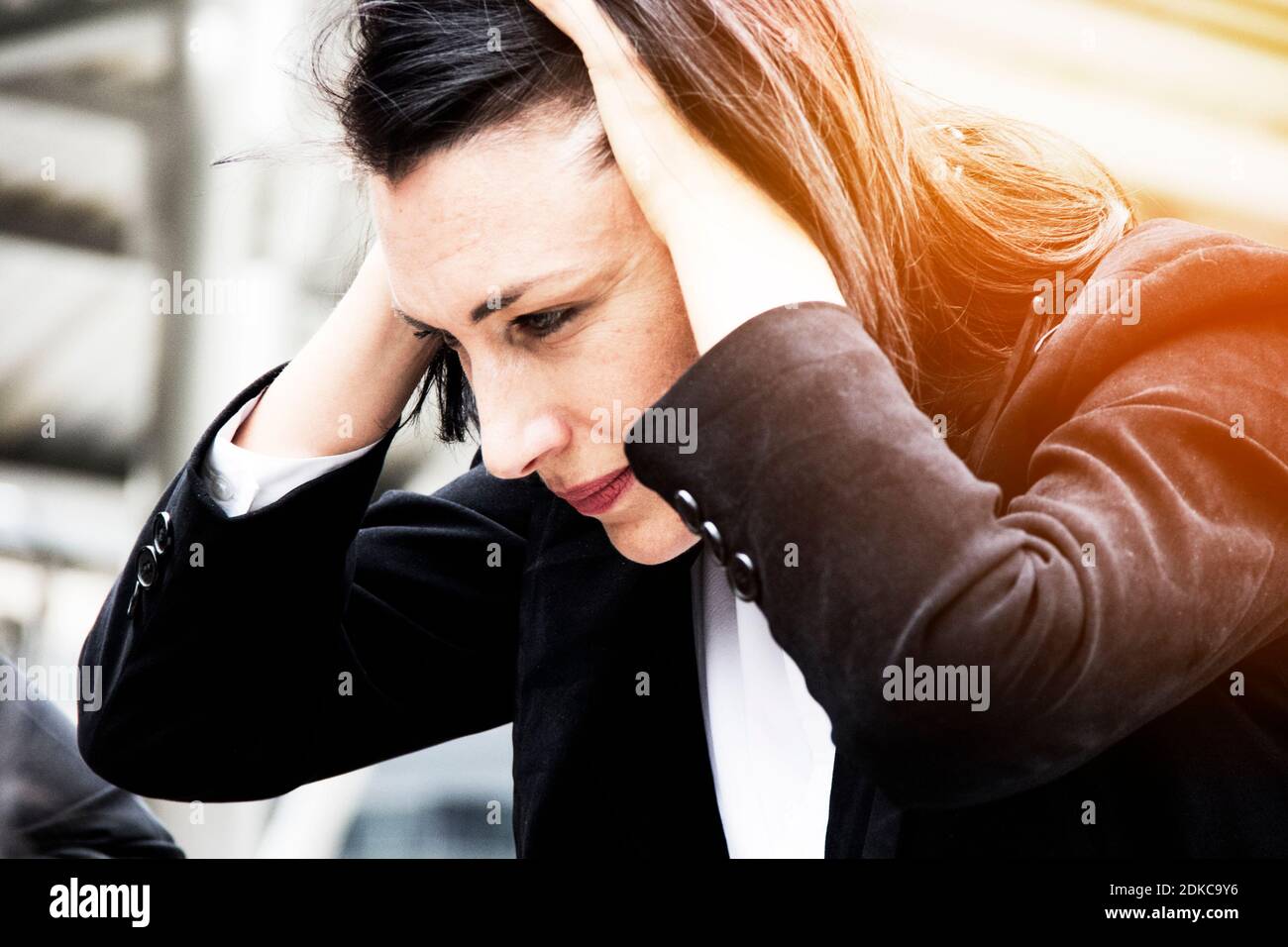 Frustrated woman business headshot hi-res stock photography and images ...