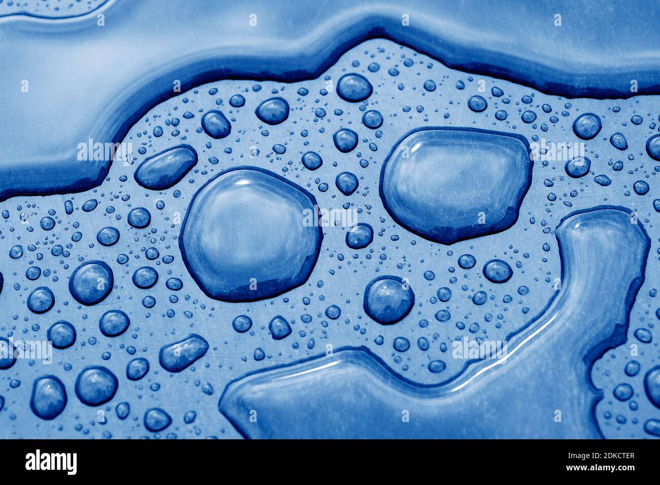 texture and background of beautiful blue water drops Stock Photo - Alamy