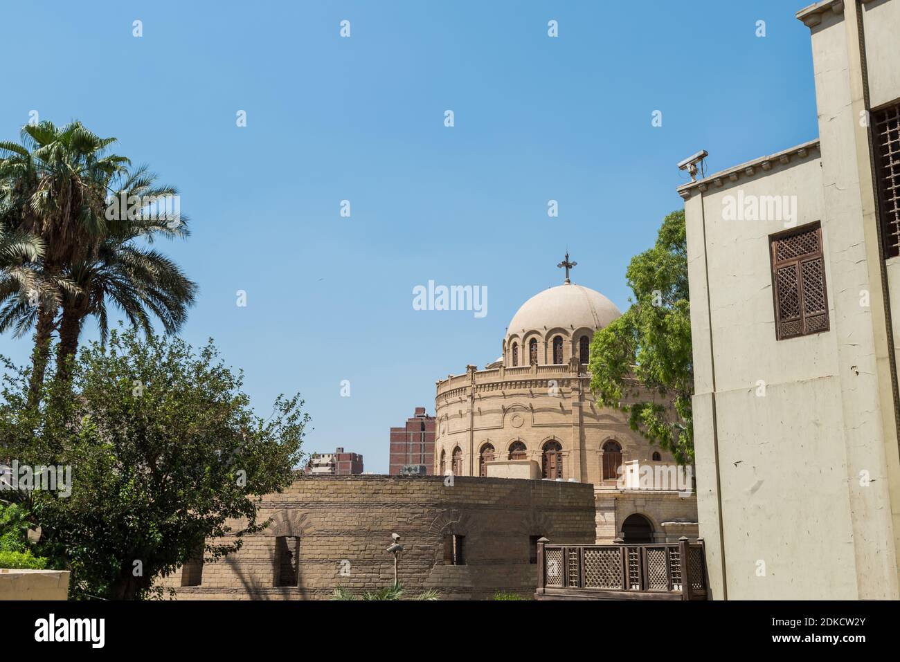 The Church of St. George, a Greek Orthodox church within the Babylon ...